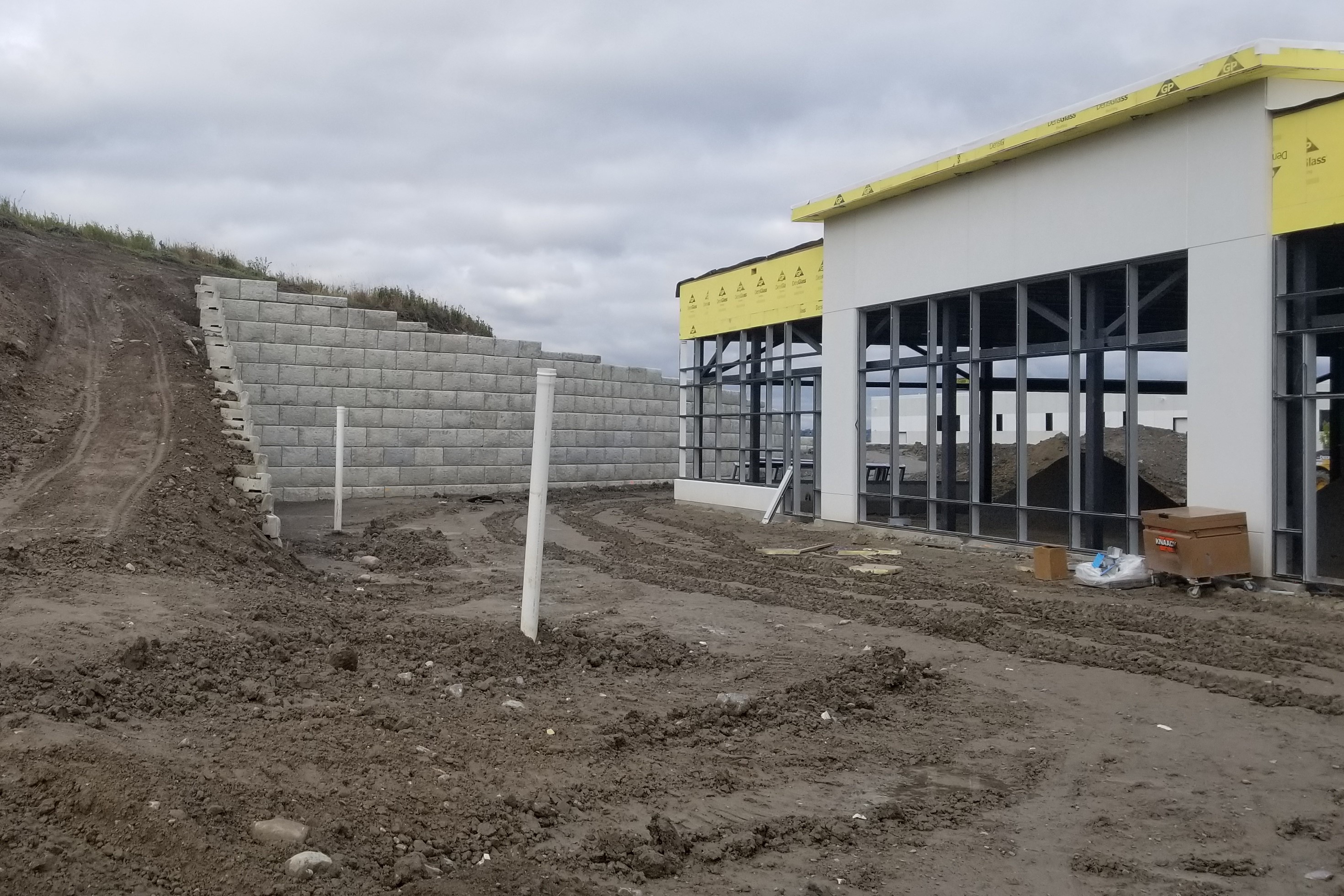 Concrete Block Retaining Wall | AJW Engineering Concrete Block Retaining Wall | AJW Engineering